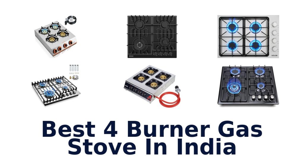 BEST 4 Burner Gas Stoves in India: Top 10 Picks!
