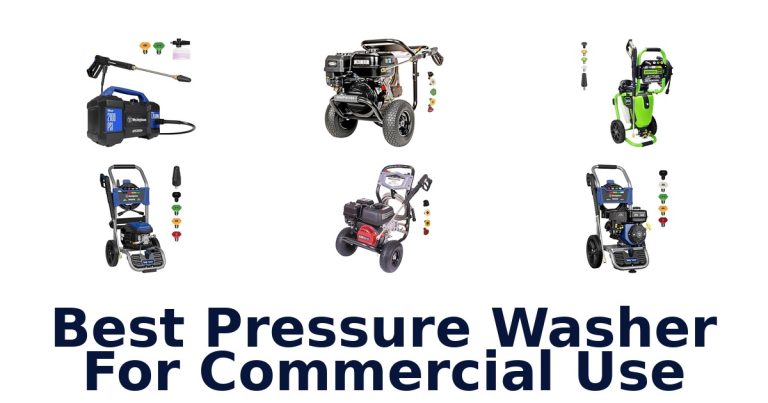 Best Commercial Pressure Washers (Top 10 Picks)
