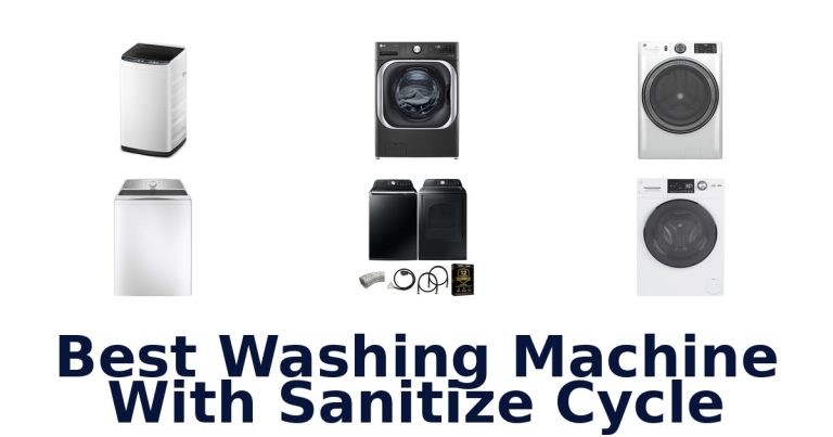 Best Washing Machines with Sanitize Cycle Options